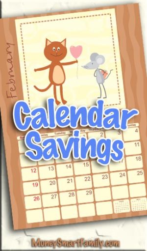 Calendar Savings - Money Savings Tips and Ideas Super Page