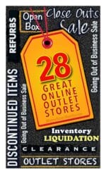 The Ultimate Guide to 28 Most Popular Online Outlet Stores