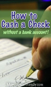 Best Inexpensive Places to Cash Personal Checks Without A Bank Account ...
