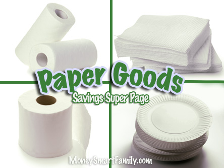 Save Money on Paper Goods and Household Disposable Items